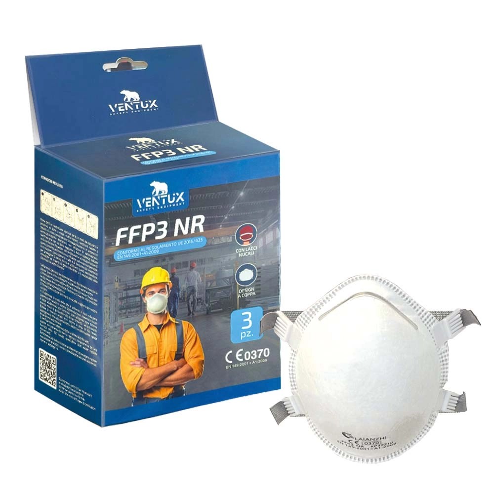 Mascherina FFP3 NR a coppa 3 pz Ventux Safety acquista da OBI