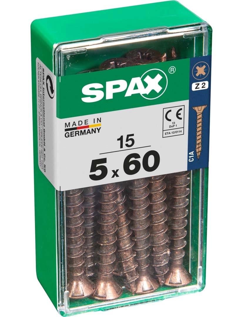 Vite SPAX TSP POZI bronzata 5x60 S 15 pz acquista da OBI