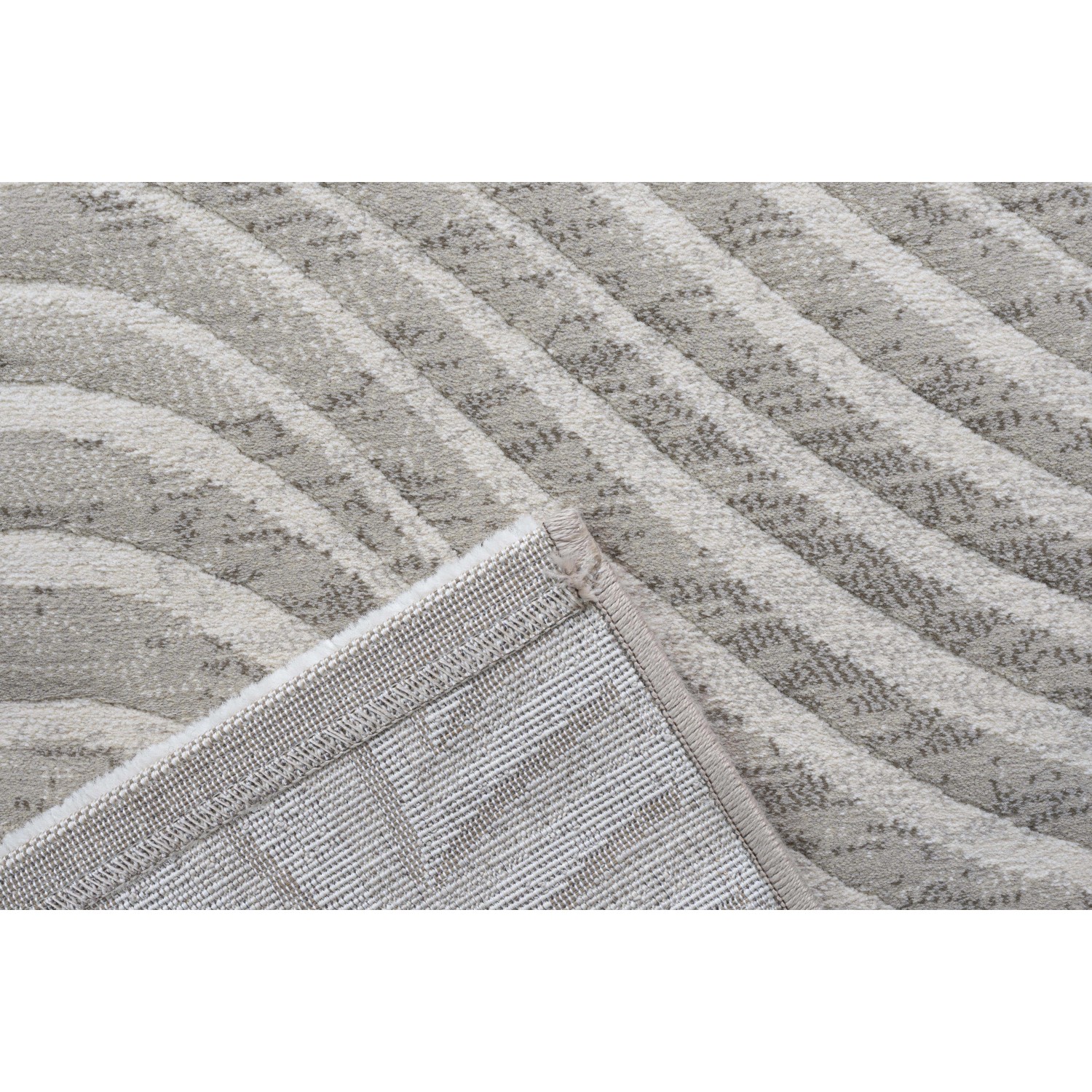 Tappeto Lido geometrico beige 120 x 170 cm | OBI