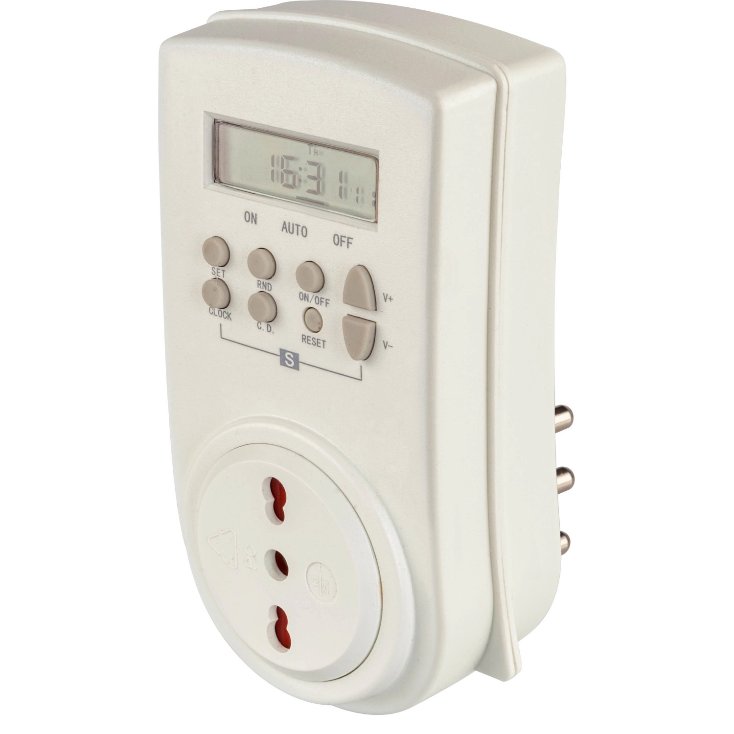 Programmatore digitale Smart Home a ciclo settimanale bianco acquista da OBI