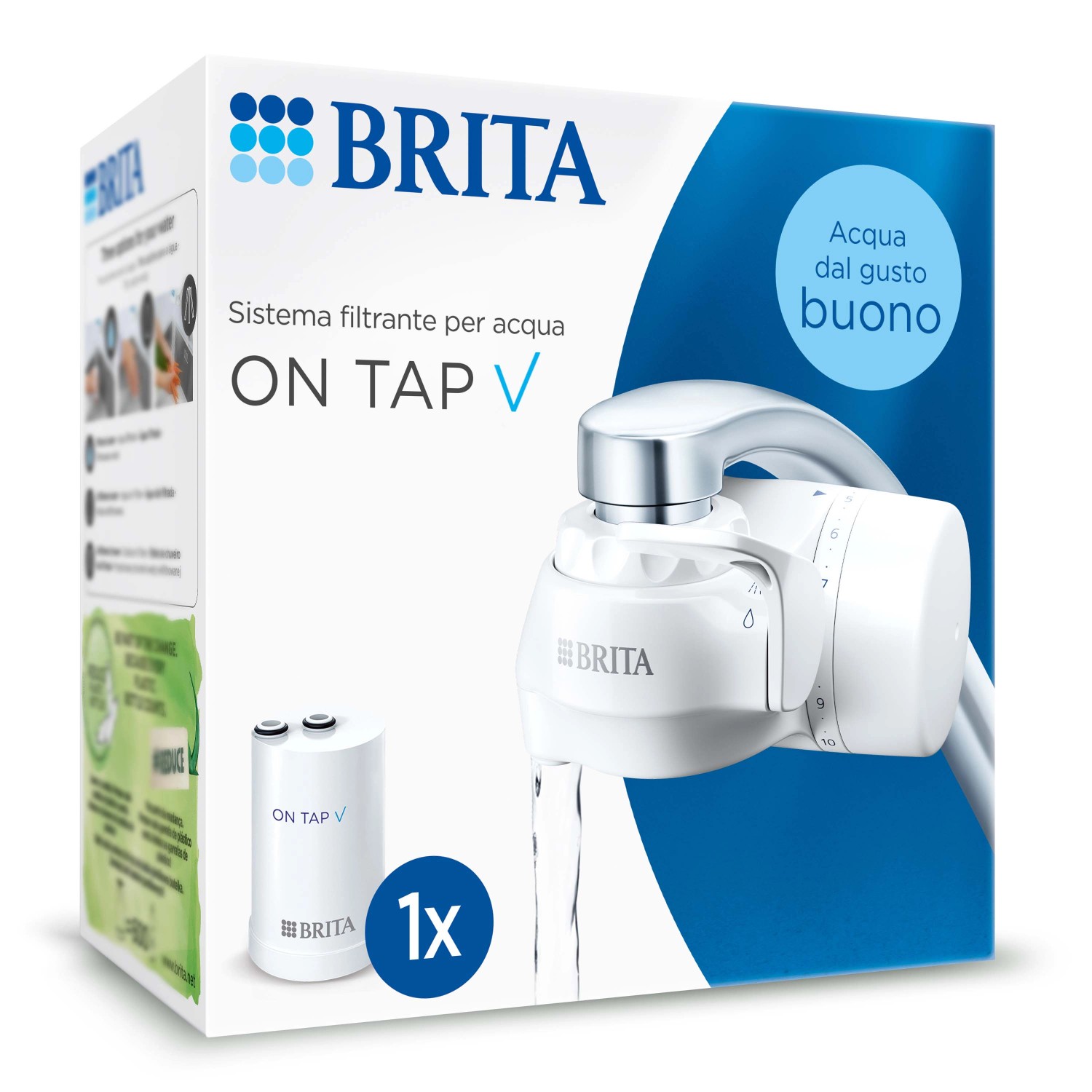 Sistema filtrante per acqua Brita On Tap V bianco con 1 filtro V ...