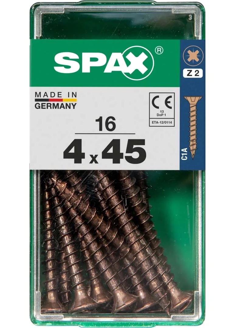 Vite SPAX TSP POZI bronzata 4x45 S 16 pz acquista da OBI