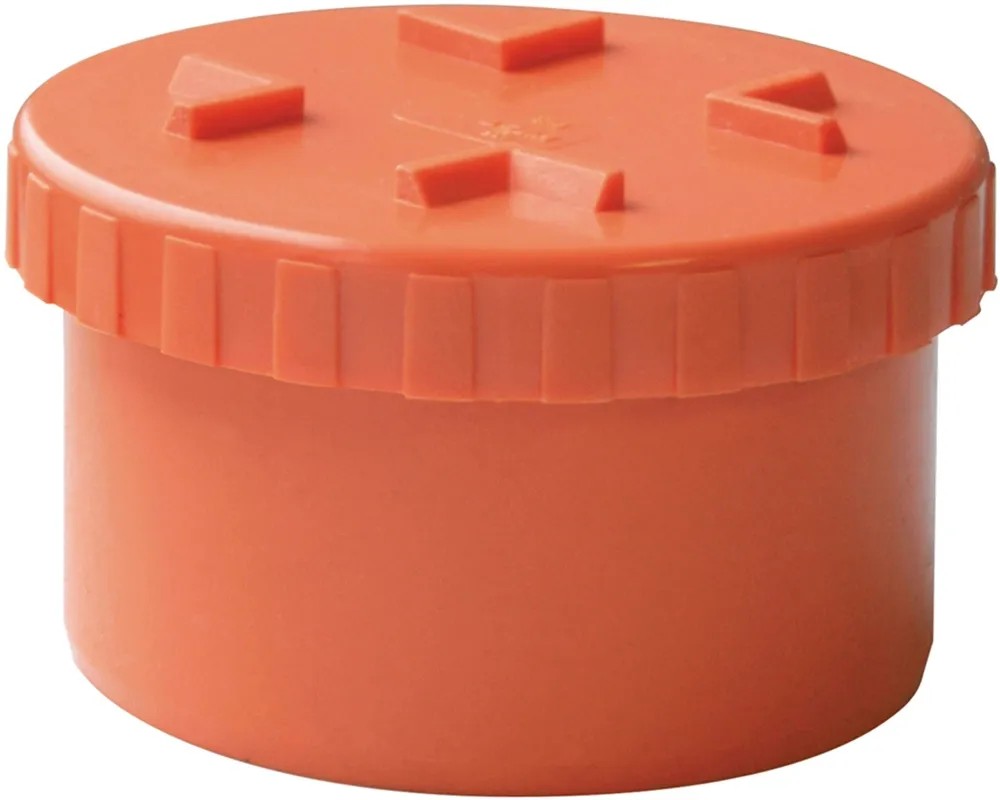 Tappo a vite per ispezione in PVC arancione Ø 63 mm | OBI