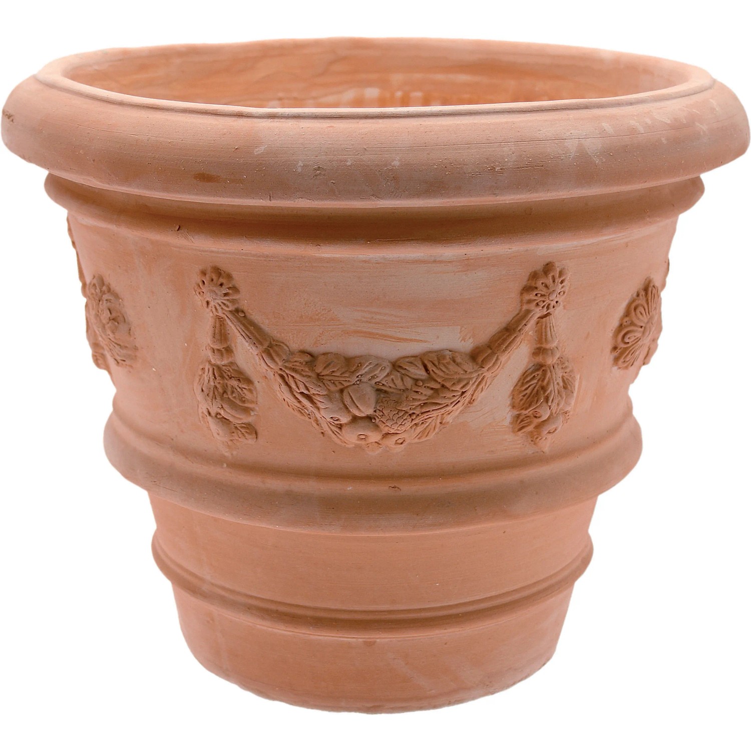 Vaso imprunetino festonato 50 cm