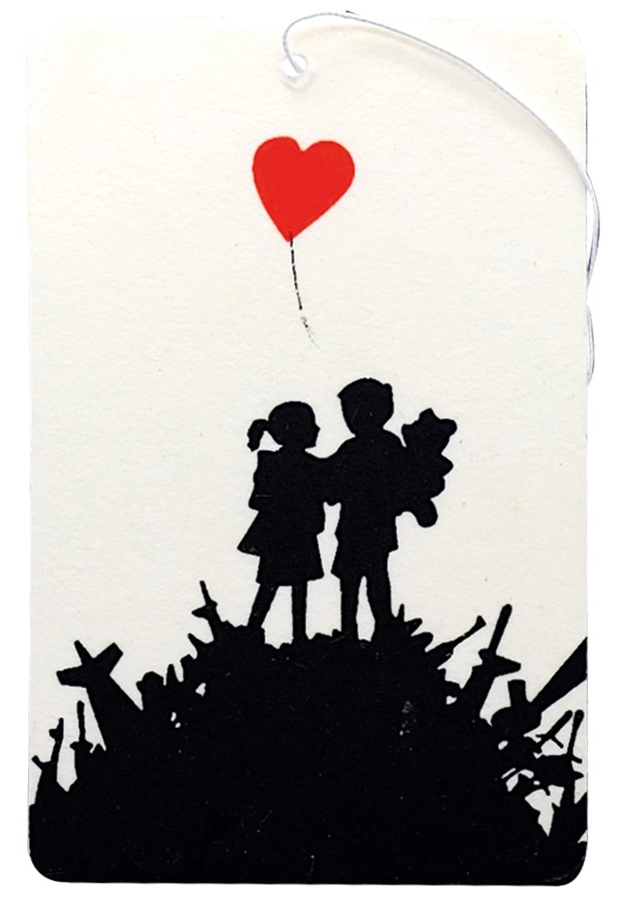Profumatore auto Banksy "Kids On Gun Hill" | OBI