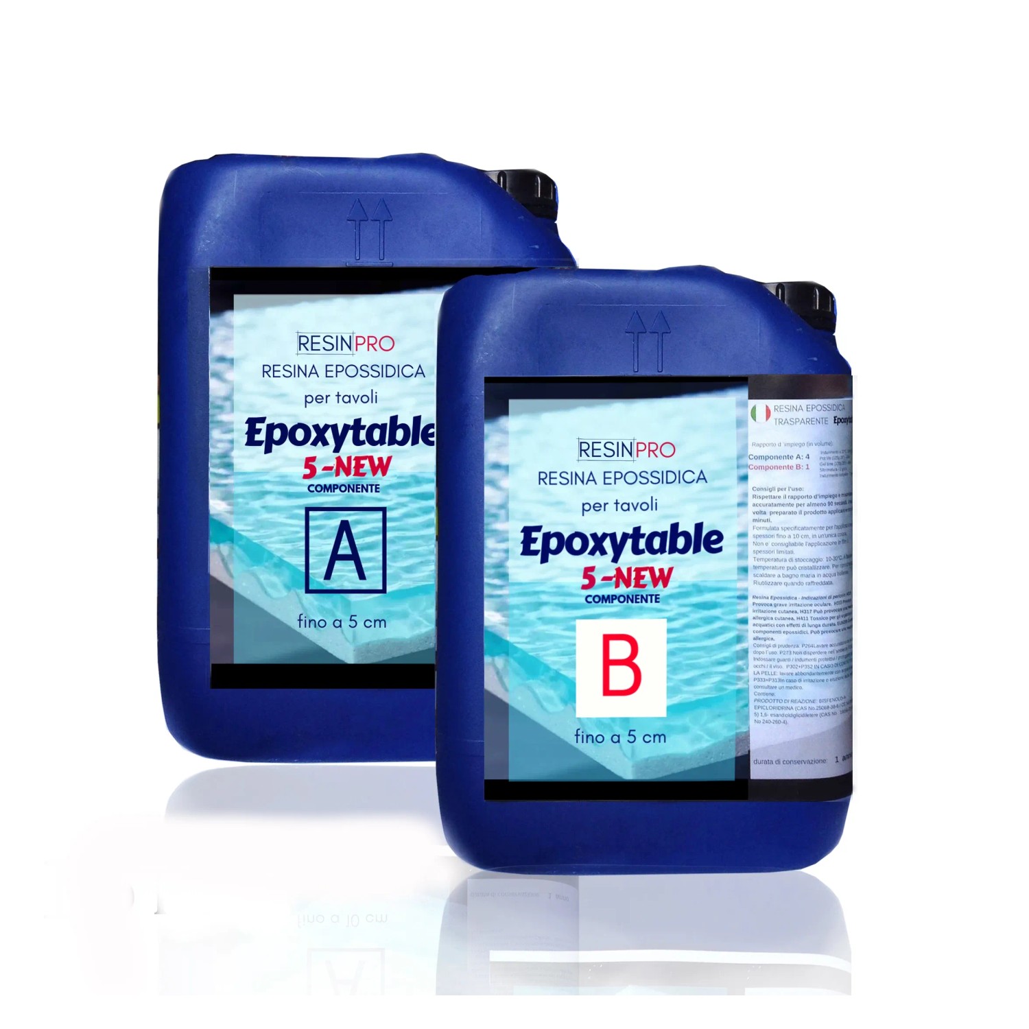 Resina bicomponente trasparente pe interno 9 Kg acquista da OBI