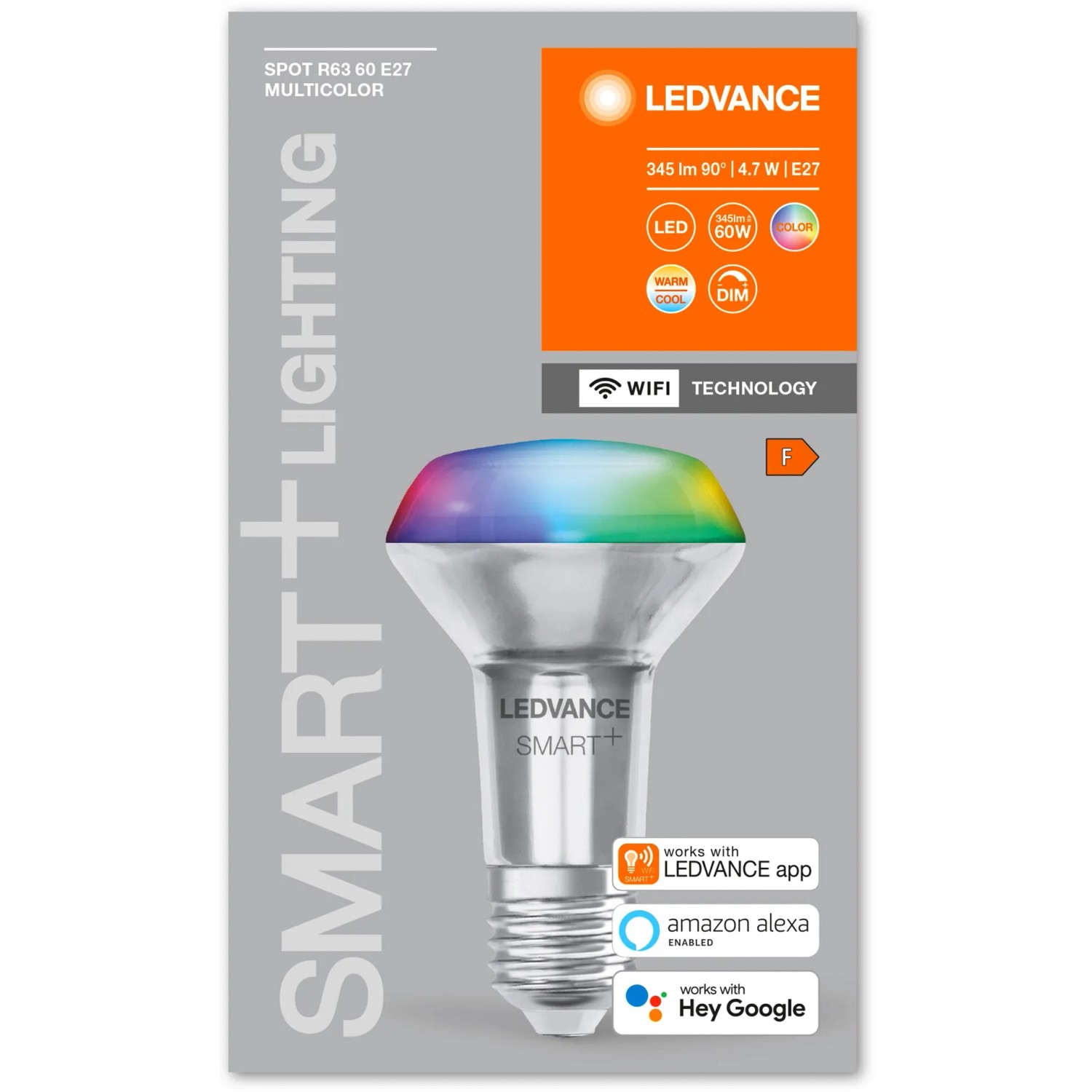 Lampadina LED Ledvance Smart Home+Wifi E27 4,7 W 345 lm 2700-6500 K ...