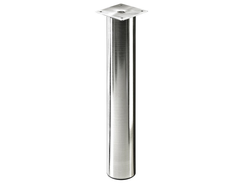 Gamba da tavolo in acciaio inox Hettich Ø 60 x H 300-700 mm colore ...