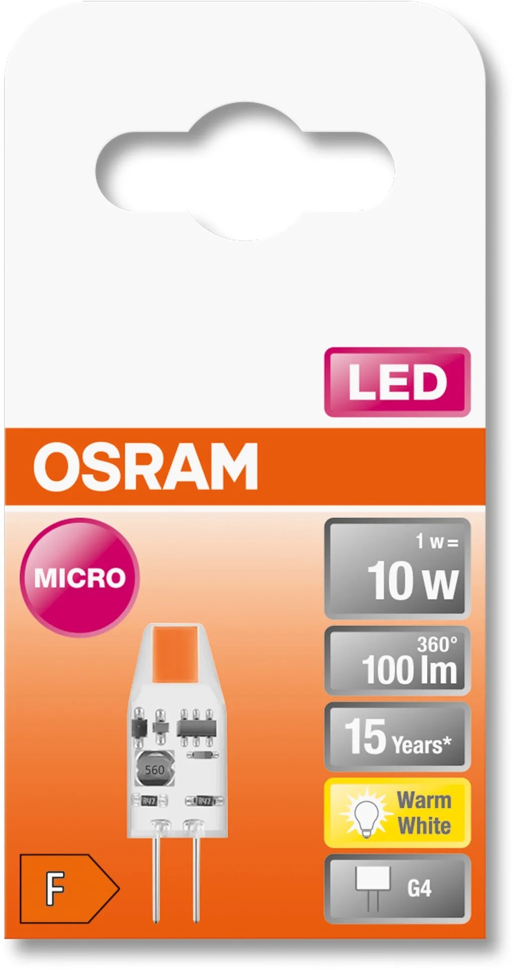Lampadina LED Osram G4 1 W 100 lm 2700 K acquista da OBI