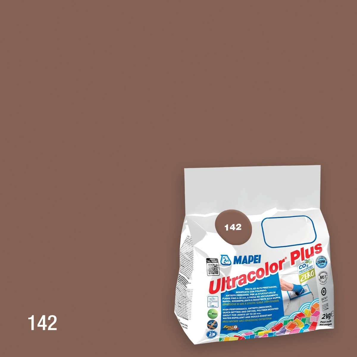 Stucco per fughe Ultracolor plus 2 kg colore 142 Marrone acquista da OBI