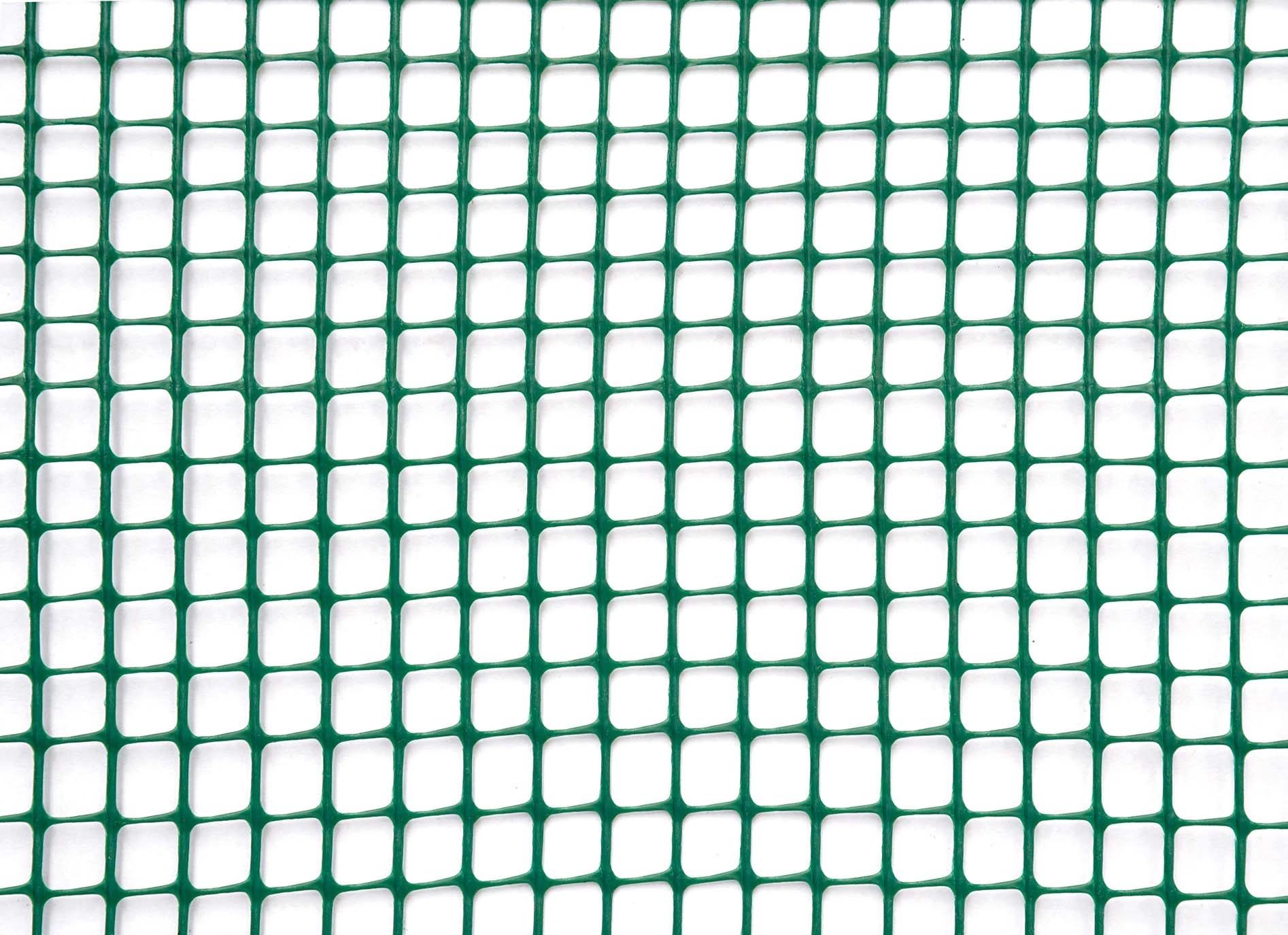 Rete in plastica a maglia 10 mm H 1 m verde al taglio | OBI