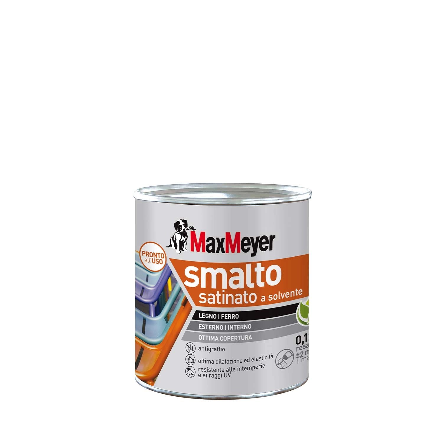 Smalto a solvente satinato MaxMeyer marrone 0,125 l | OBI