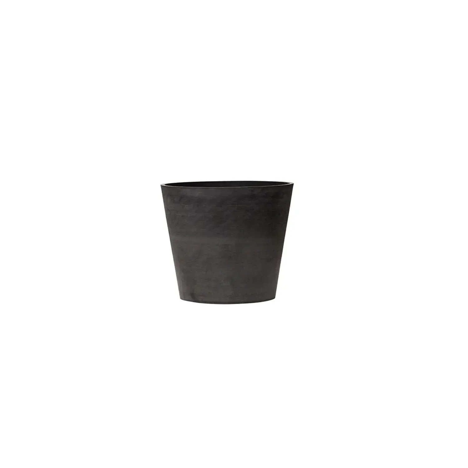 Vaso per piante in plastica ø 40 x h 34 cm senza buchi antracite ...