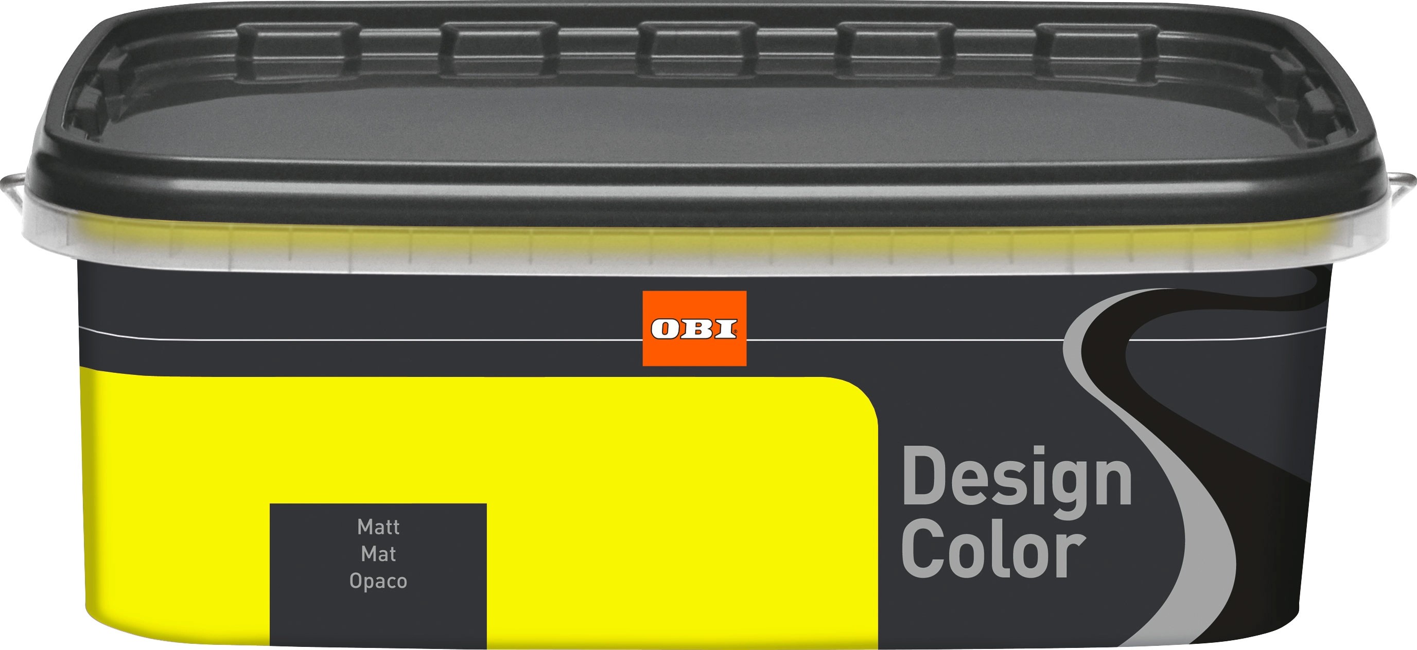 Idropittura OBI Design Color 2,5 l opaco giallo citron acquista da OBI