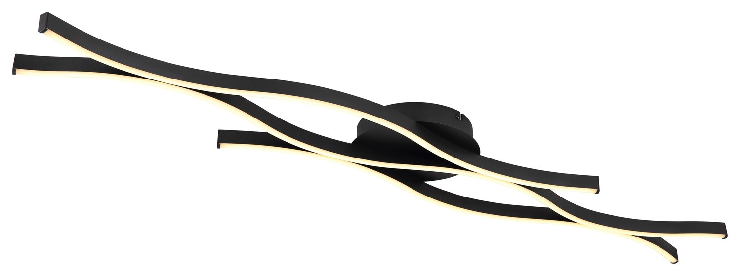 Plafoniera LED Geronimo 1220 lm bianco caldo 108x18x6 cm | OBI