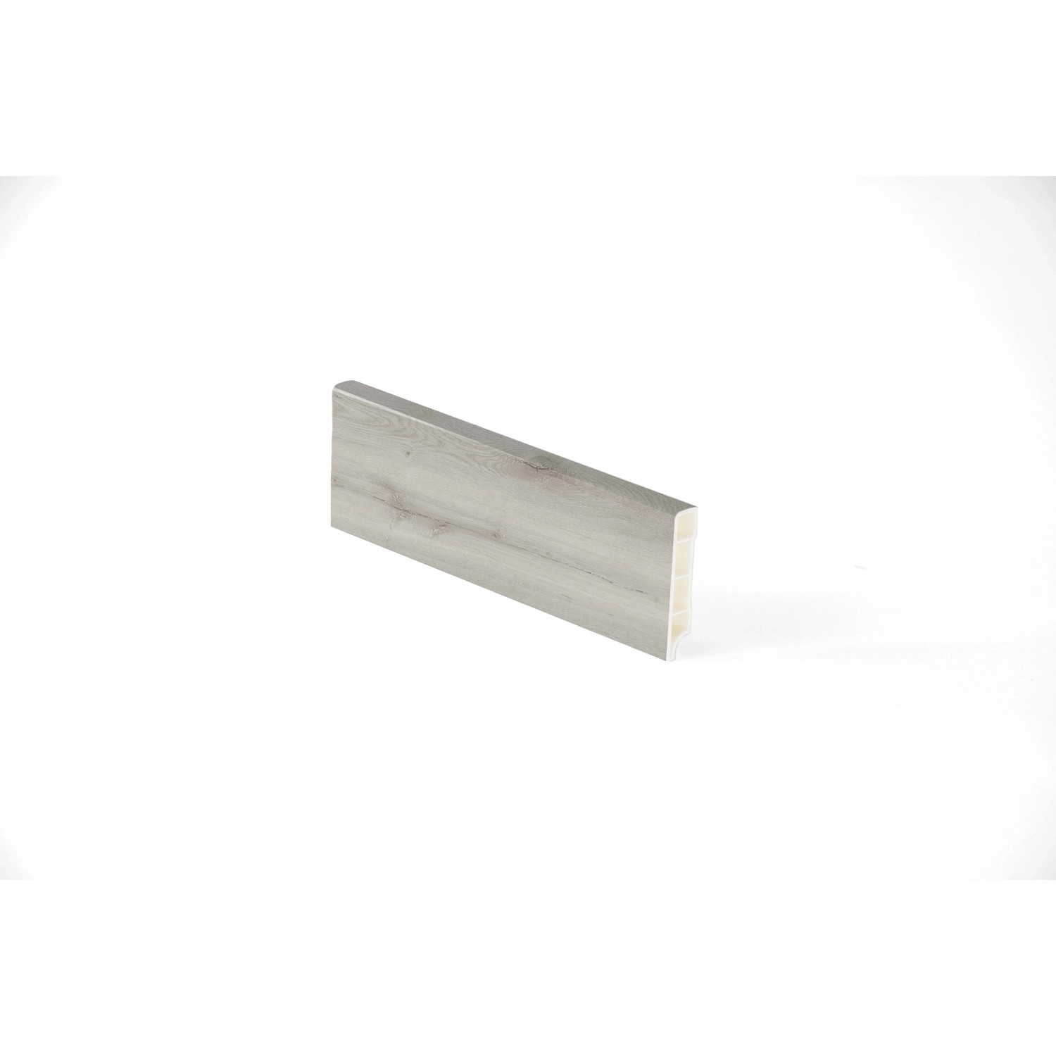 Battiscopa in PVC rovere ghiaccio H 7 cm acquista da OBI