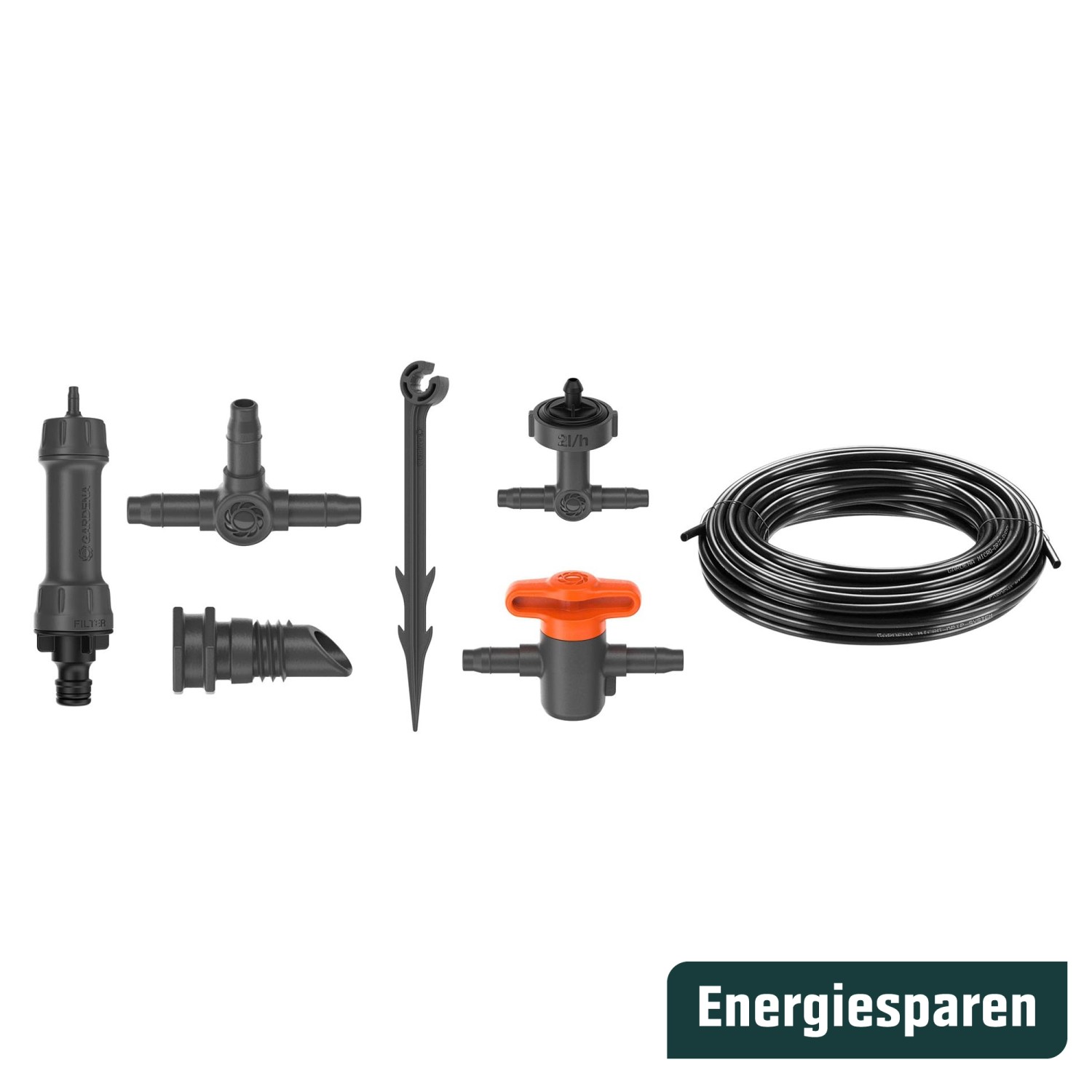 Irrigazione balcone set Micro-Drip-System Start Gardena per 15 piante | OBI