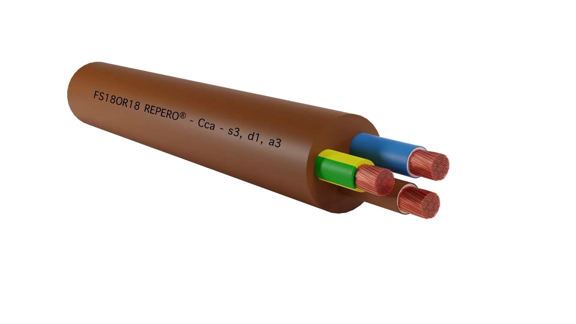 Cavo FS18OR18 5G1,5 da 100 m marrone acquista da OBI