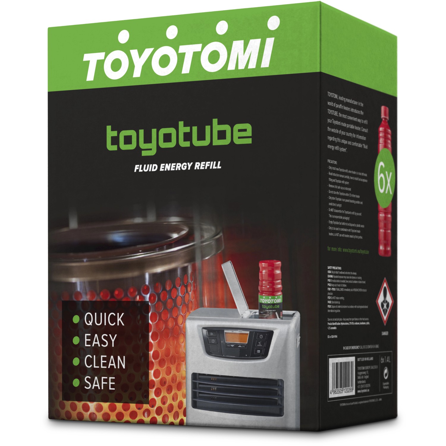 Combustibile liquido Toyotube ricarica rapida per stufe Zibro acquista da OBI