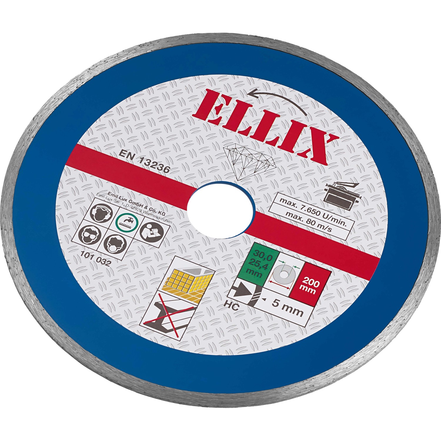 Disco da taglio diamantato per piastrelle Ø 200 mm acquista da OBI