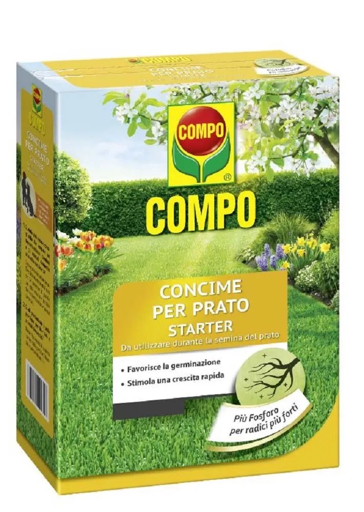 Concime per la semina del prato Compo Starter 1,25 kg acquista da OBI
