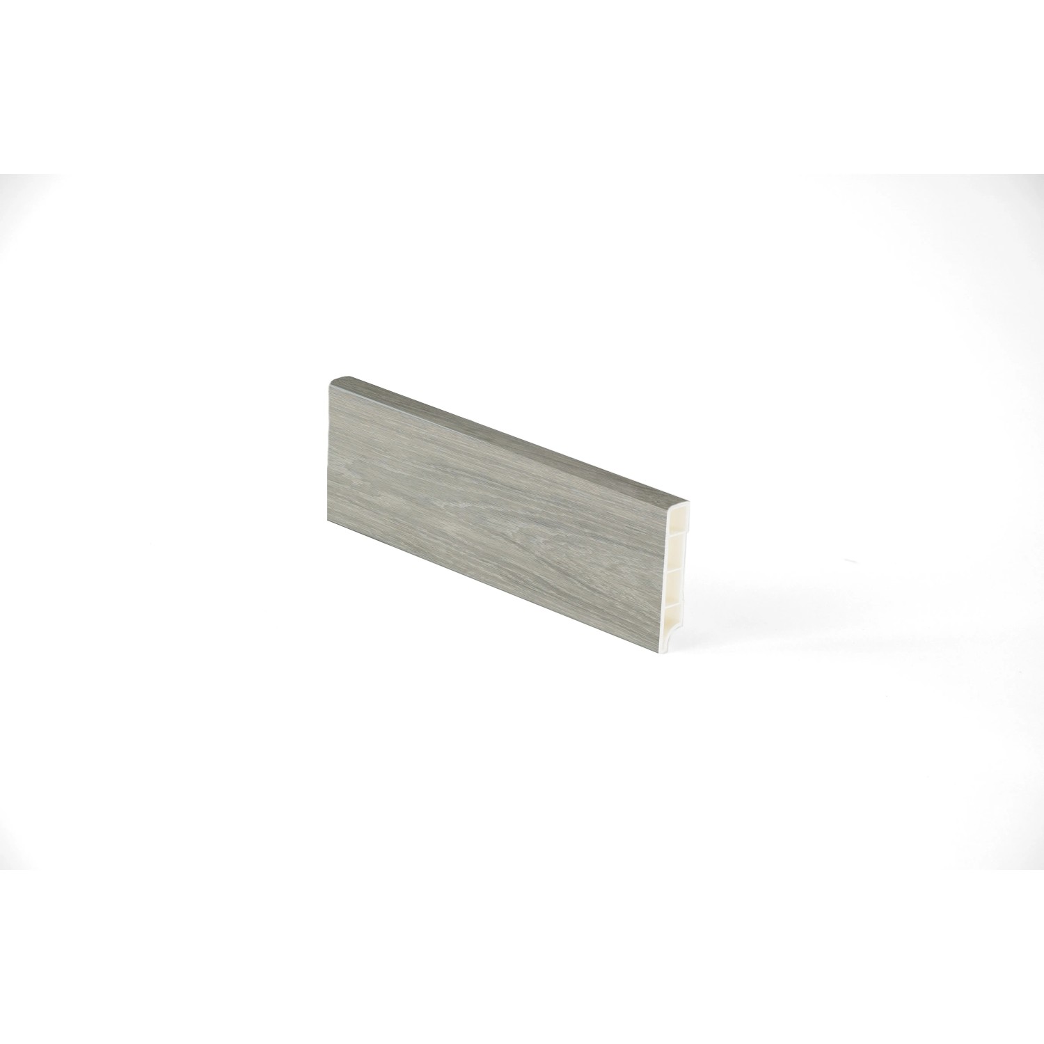 Battiscopa squadrato in PVC estruso 1,4x7x250 cm rovere fumo acquista ...