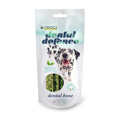 Snack per igiene orale cane Dental Defence Bone Menta | OBI