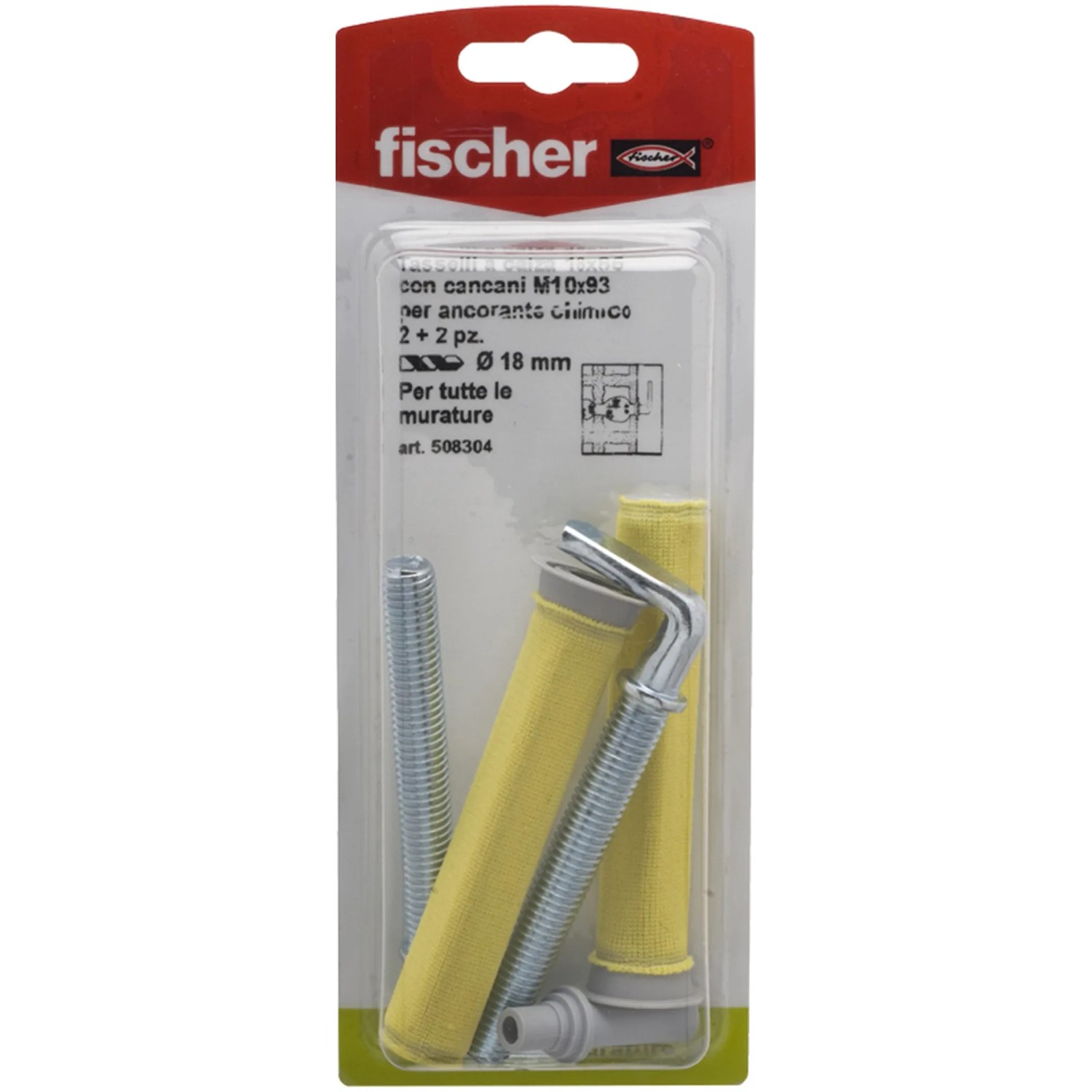 Fischer tassello a calza FIS H 18 x 85 N con cancani acquista da OBI