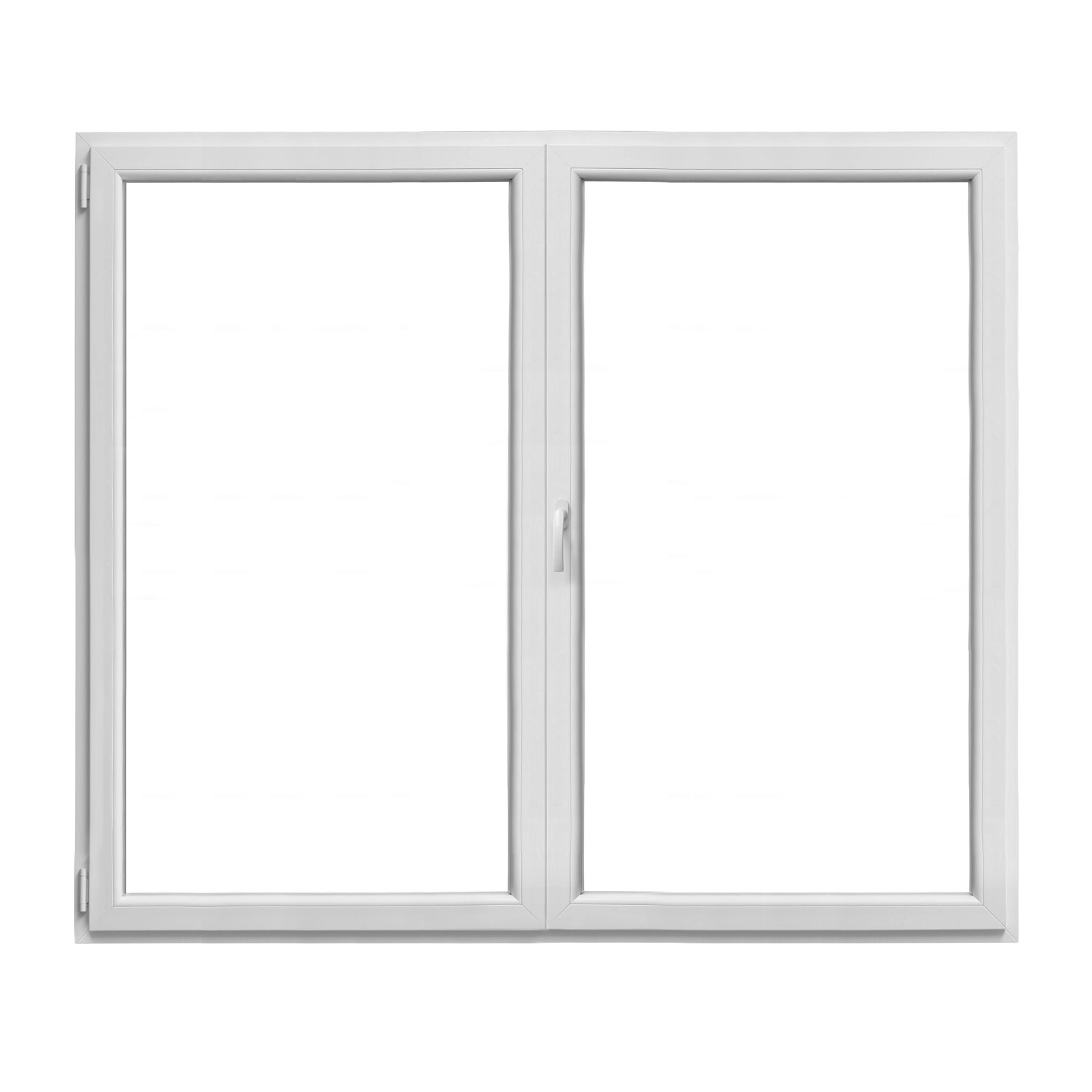 Finestra in PVC Bianca 2 Ante 140 cm x 120 cm apertura a destra | OBI Finestra in PVC Bianca 2 Ante 140 cm x 120 cm apertura a destra | OBI