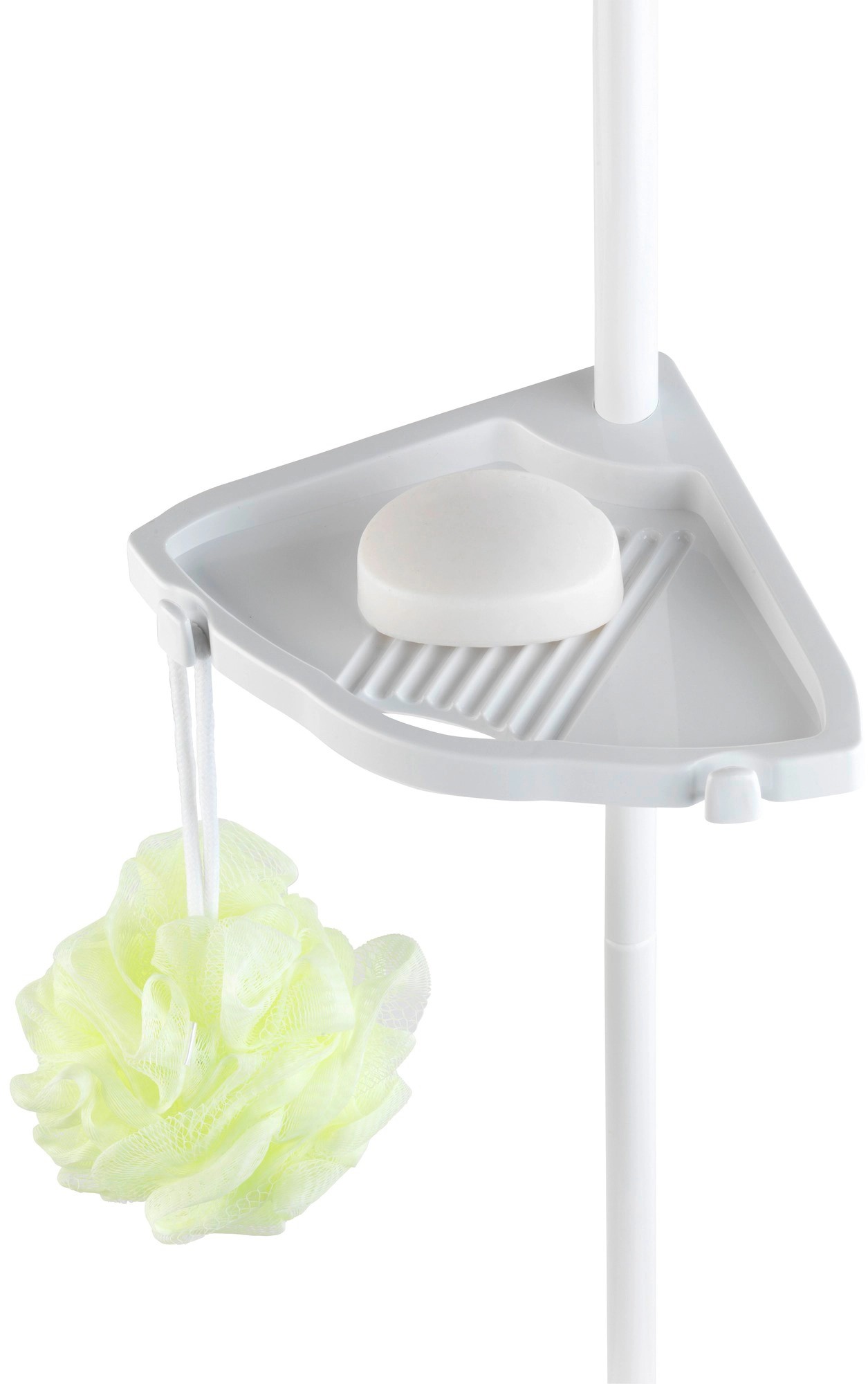 Angoliera telescopica per doccia Wenko Easy 4 ripiani bianca 78 - 265 ...