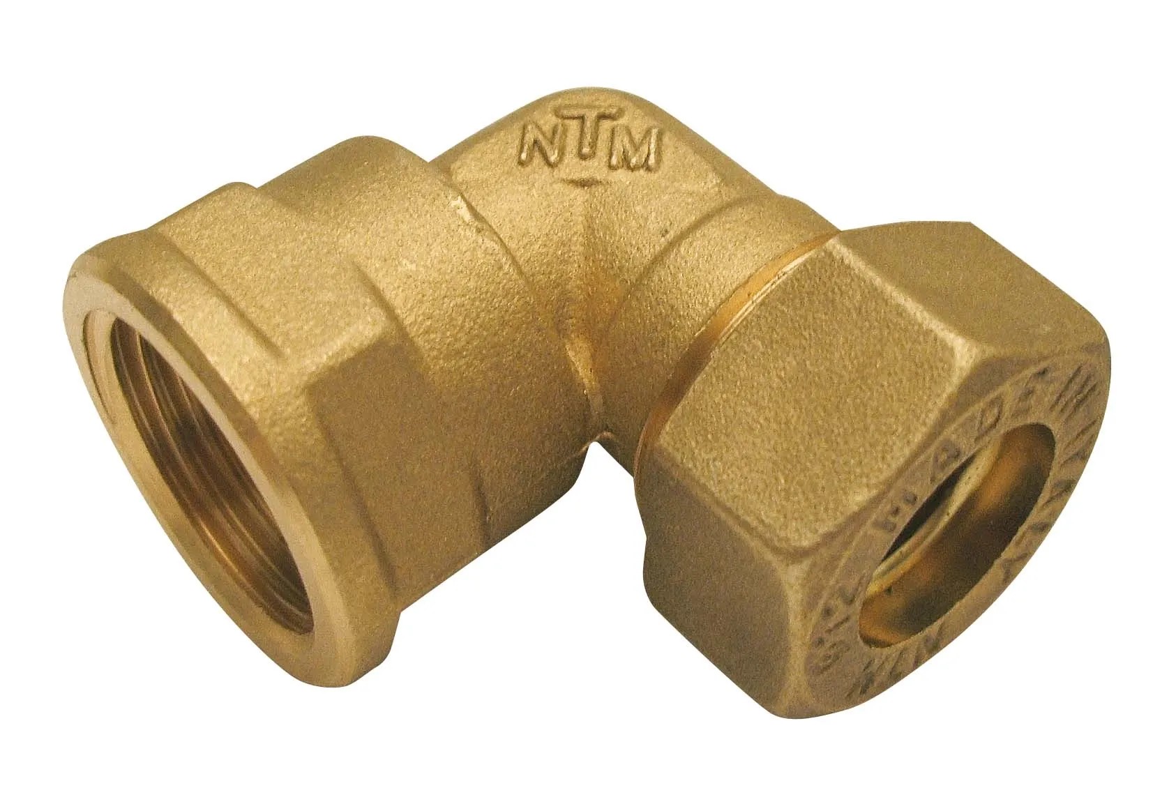 Raccordo Gomito femmina per acqua/gas in rame 16mm x 1/2" acquista da OBI