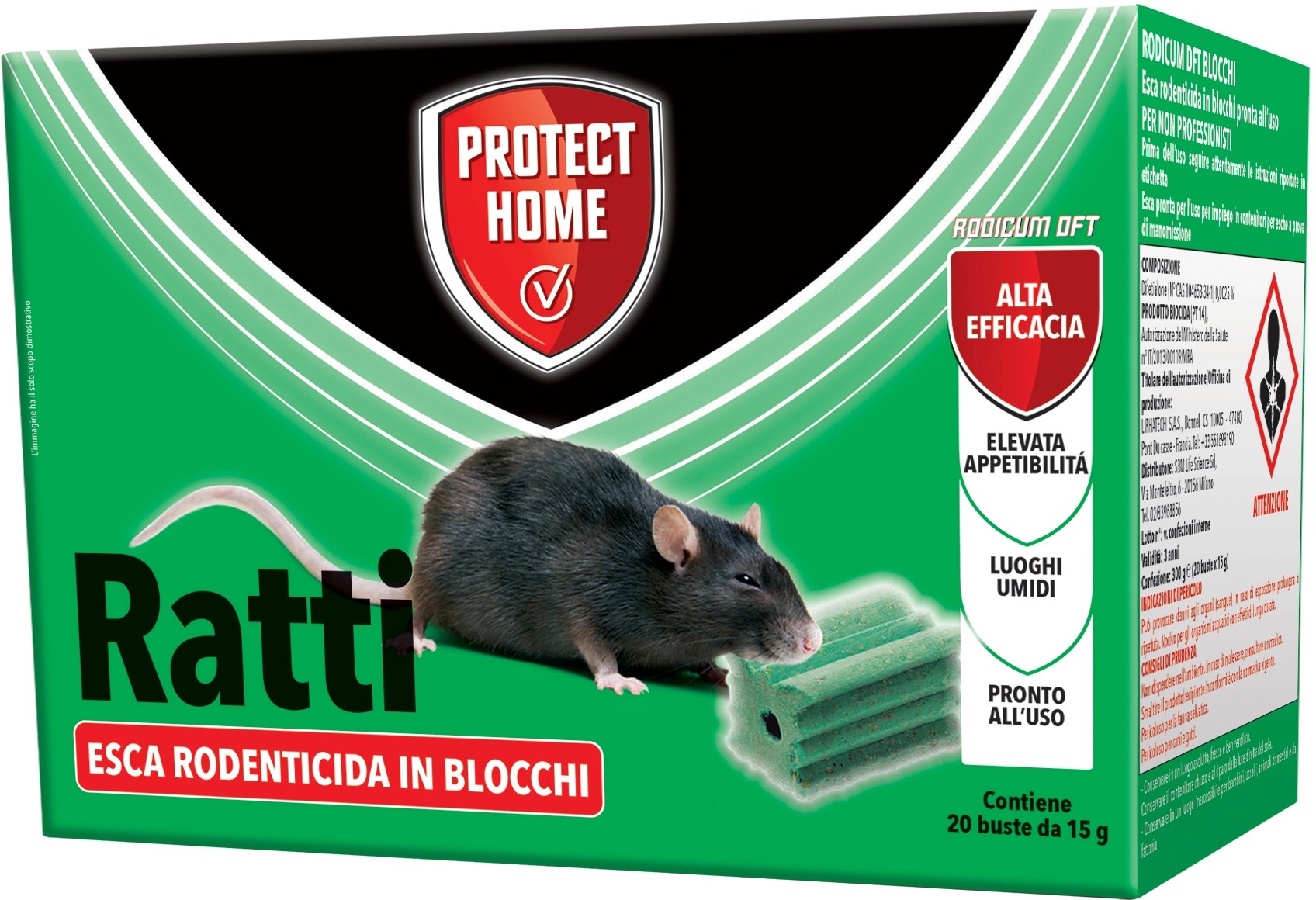 Esca rodenticida Rodicum blocchi acquista da OBI