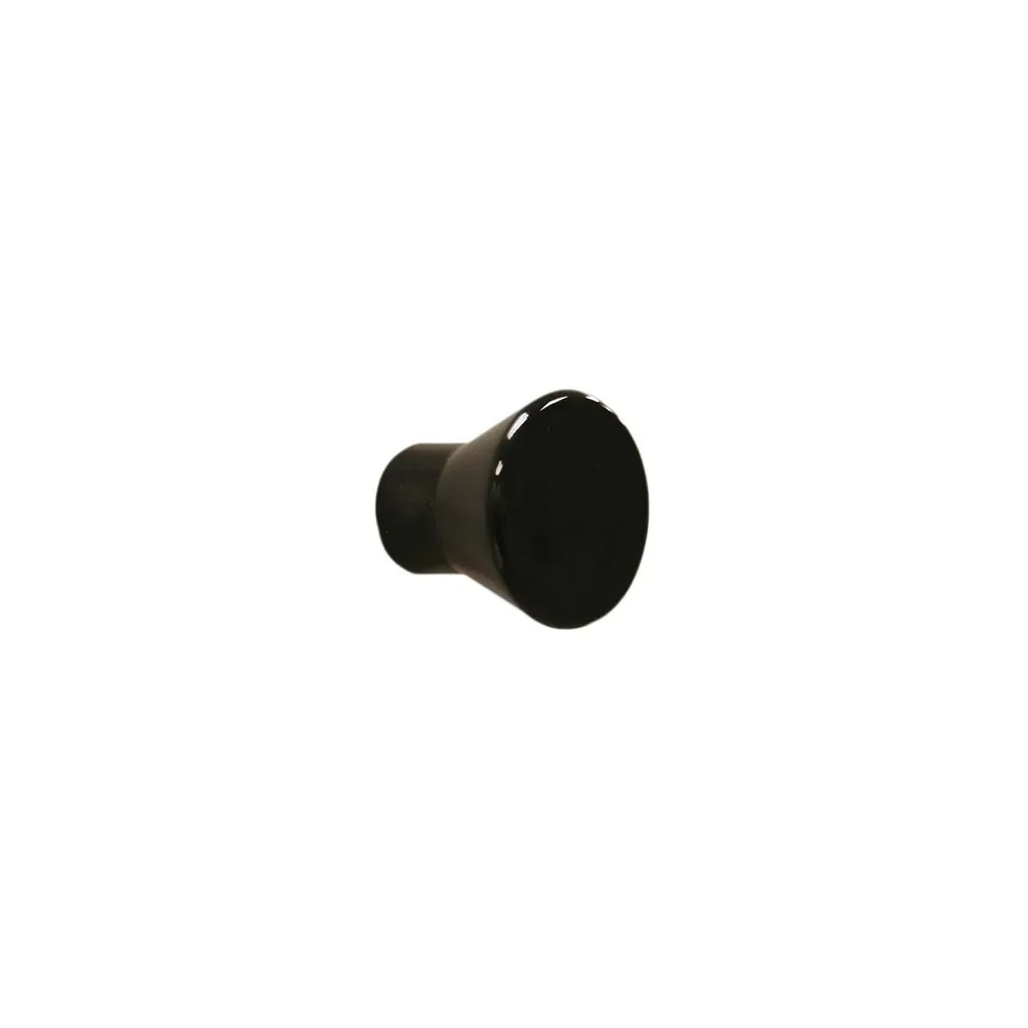 Set 2 pomoli in plastica riciclata nero Ø 22 mm acquista da OBI
