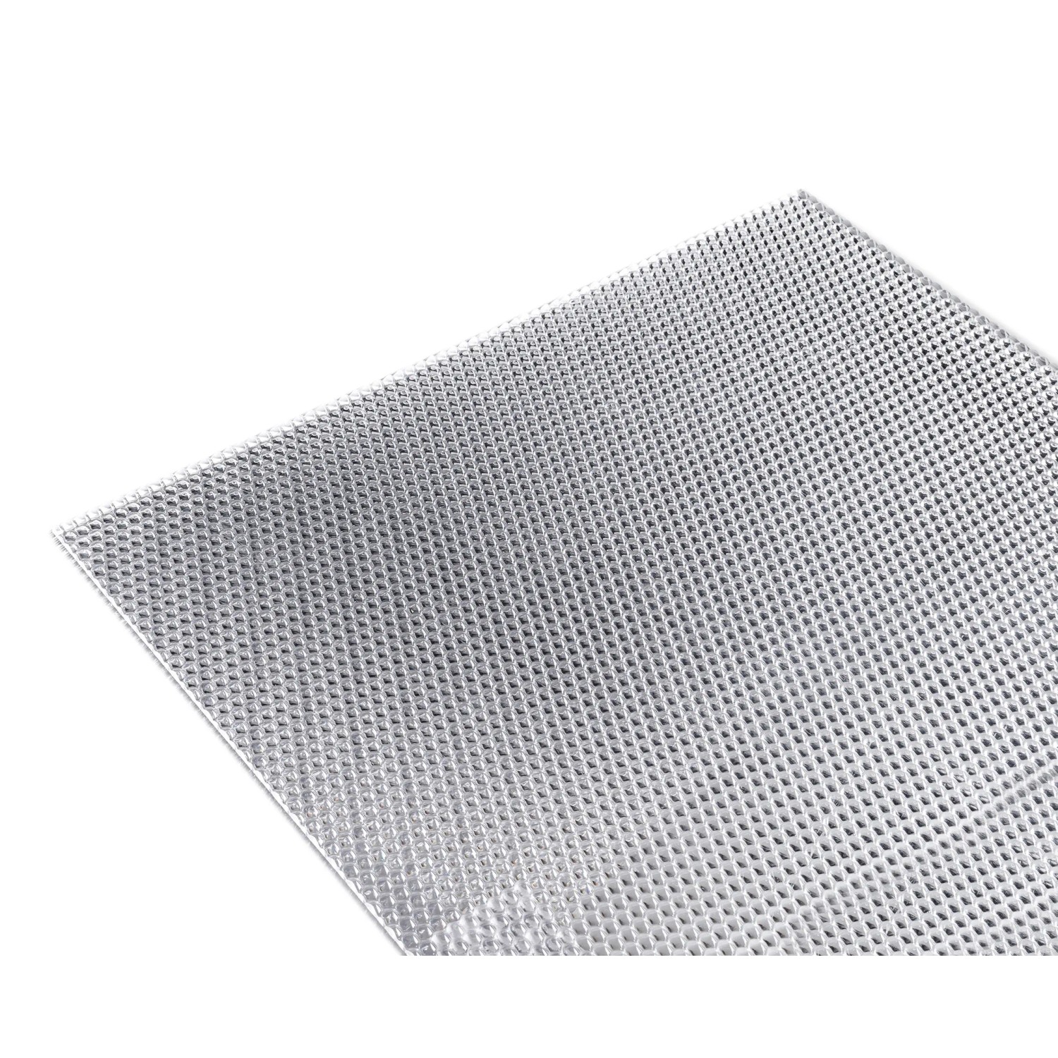 Lastra in vetro sintetico goffrato Microprisma Poliver 100x100cm sp 2,5 ...