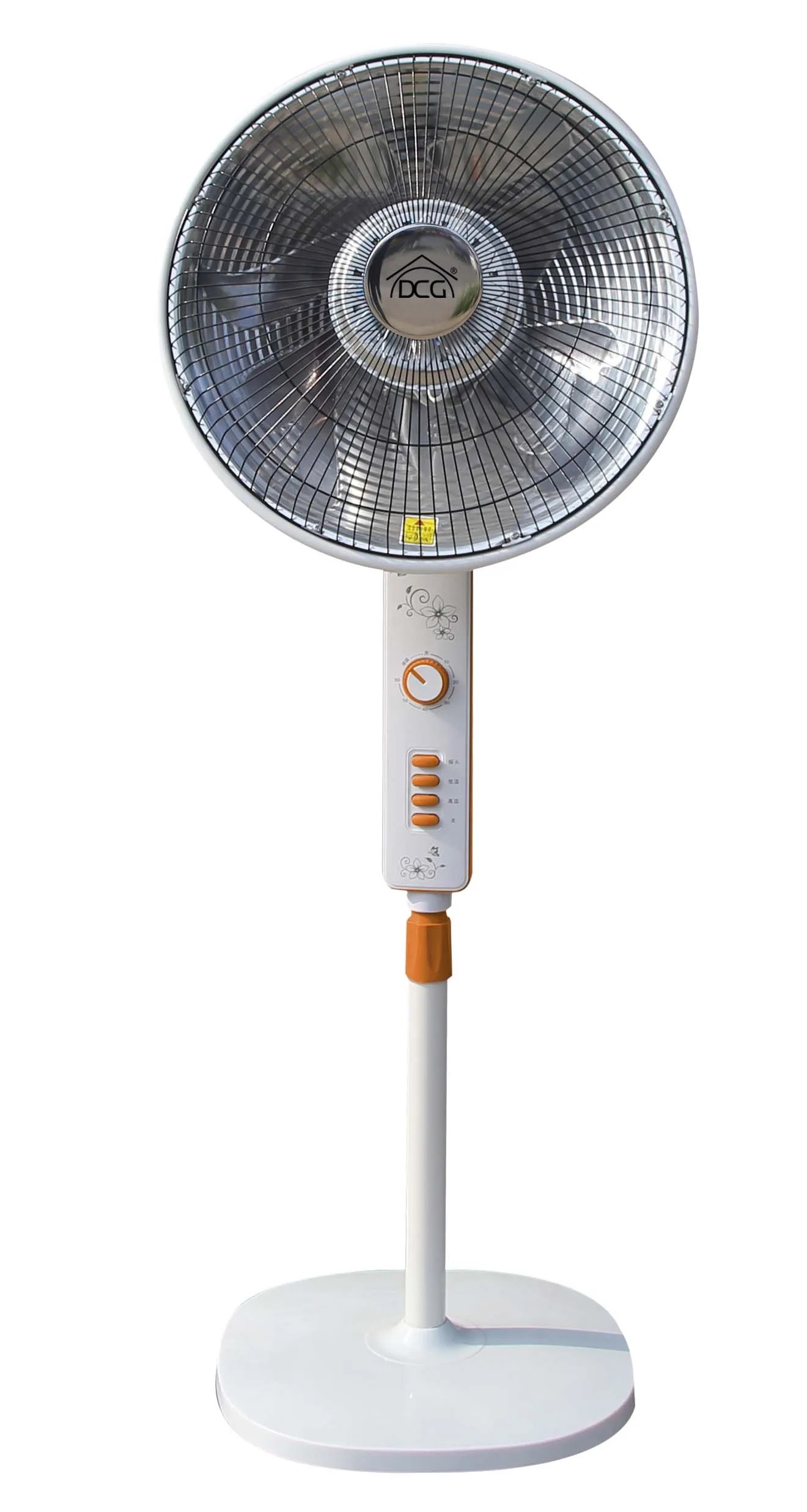 Stufa alogena oscillante al carbon crystal DCG 900 W bianco arancio ...