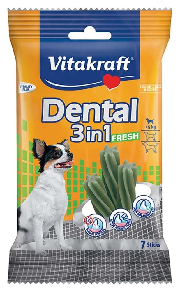 Stick denti cane Vitakraft alla menta taglia XS 7 pz | OBI
