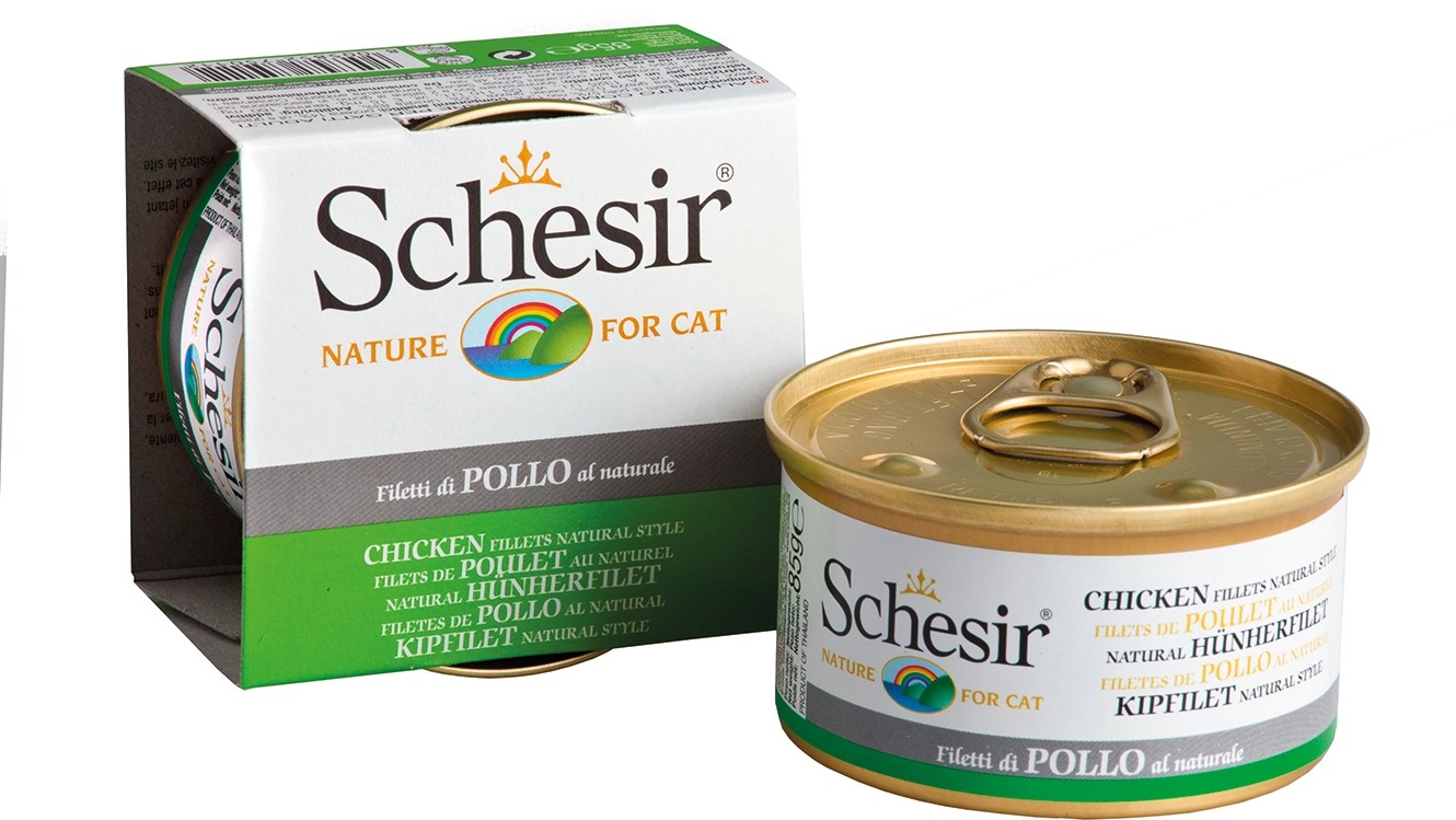 Cibo umido per gatti con Filletti di pollo al naturale 85 g acquista da OBI