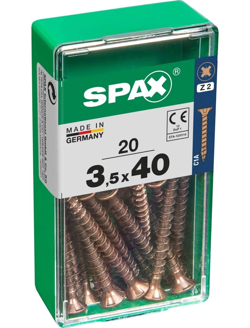 Vite SPAX TSP POZI bronzata 3,5x40 S 20 pz acquista da OBI