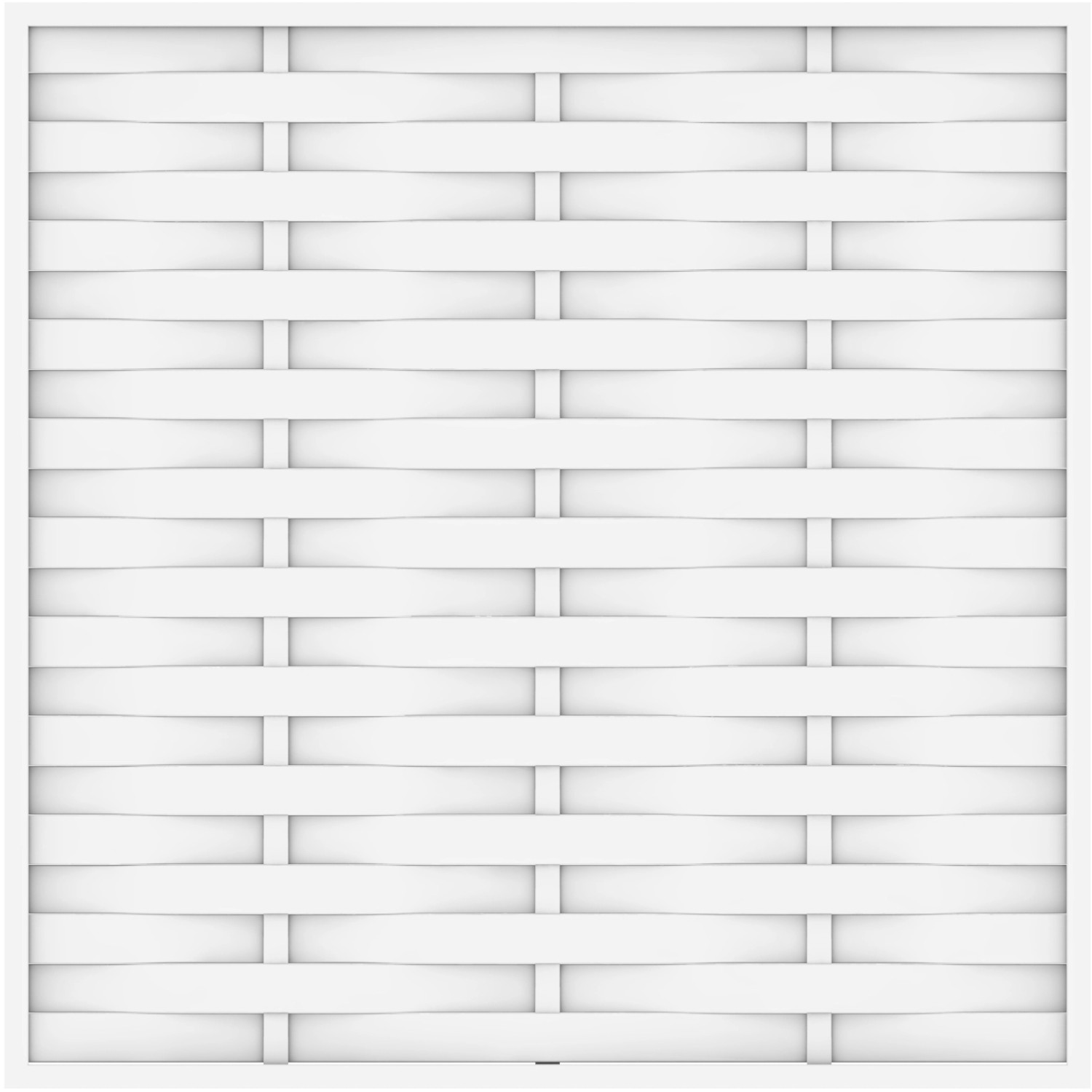 Recinzione frangivista componibile Longlife Romo bianca max. 180 x 180 ...