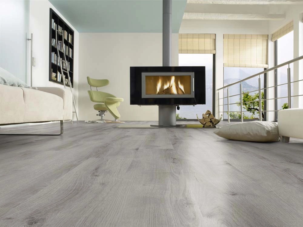 Pavimento laminato Advanced Londra rovere grigio sp. 8 mm 2,131 m² | OBI