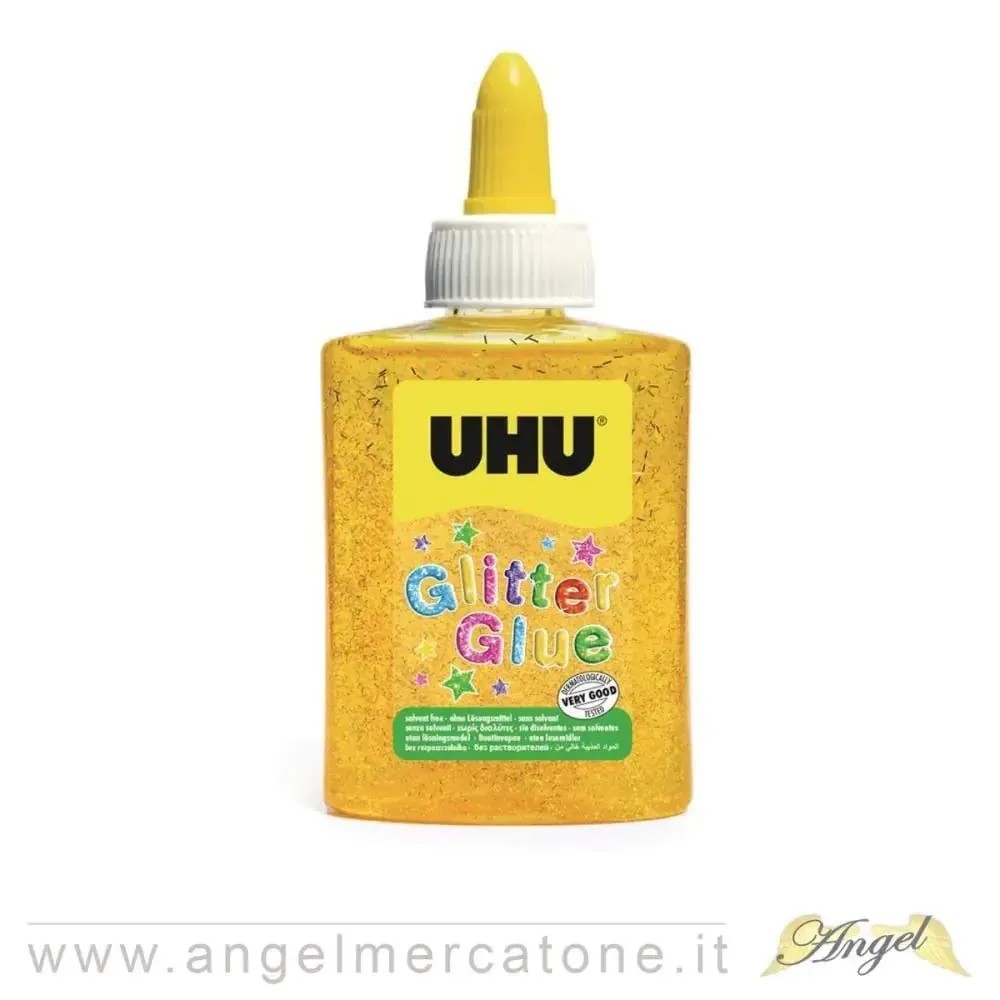 Colla glitter giallo UHU 88,5 ml acquista da OBI