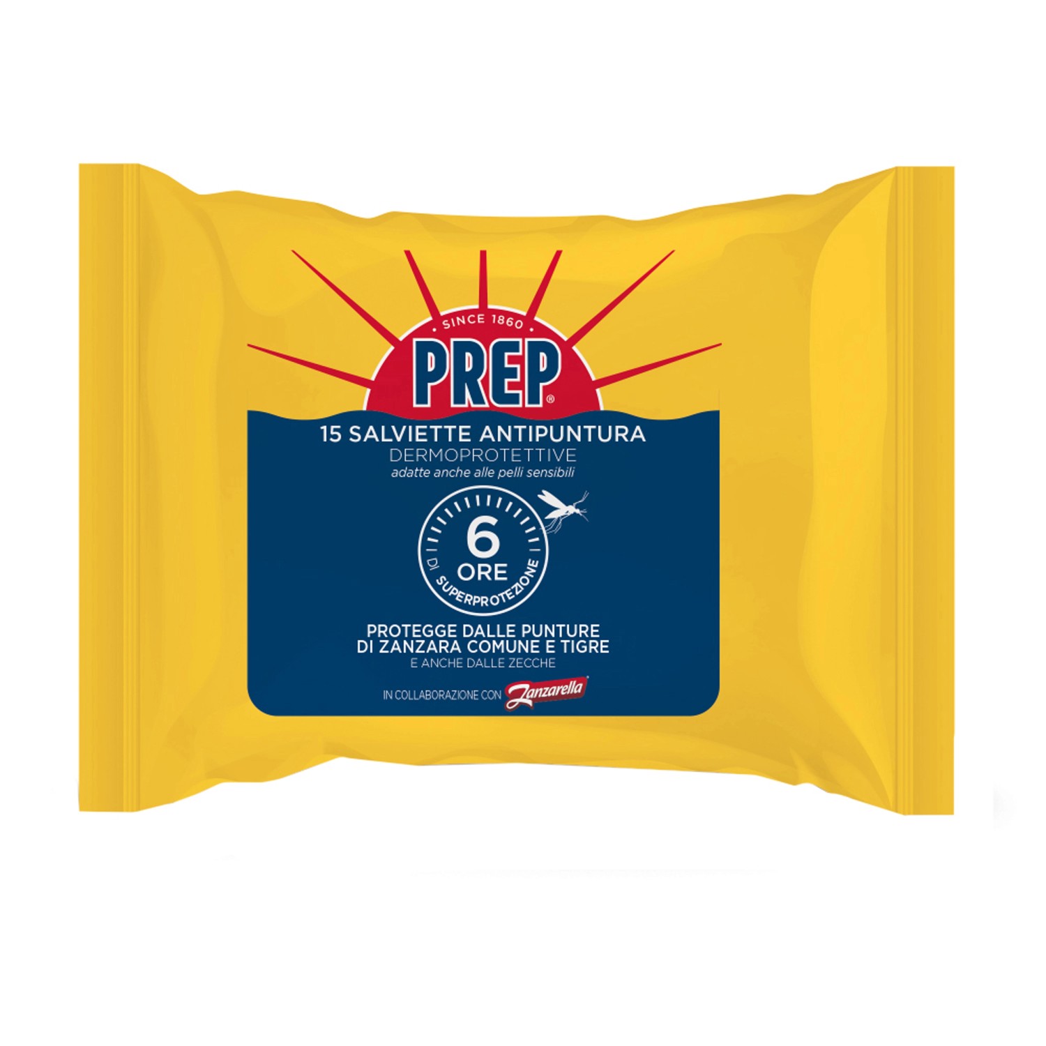 Antizanzare salviette repellenti antizanzara Prep 15 pz acquista da OBI