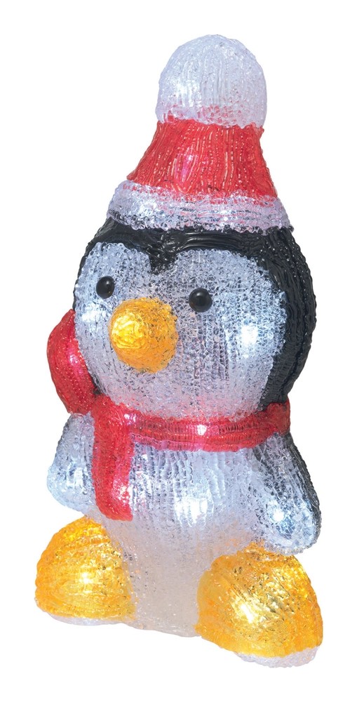 Pinguino luminoso 20 LED bianco freddo H 25 cm acquista da OBI