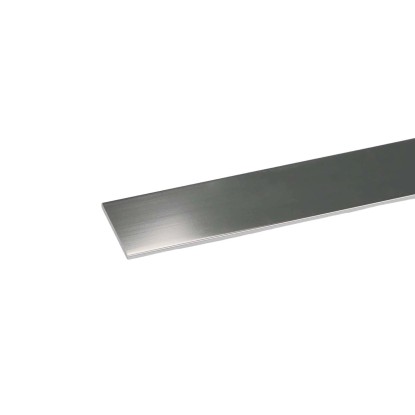 Profilo piatto 2 m 15x2 mm alluminio argento brillante | OBI
