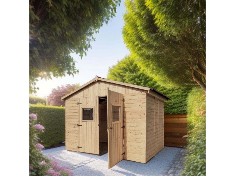 Casetta da giardino in legno sp 16 mm 280x200 cm acquista da OBI