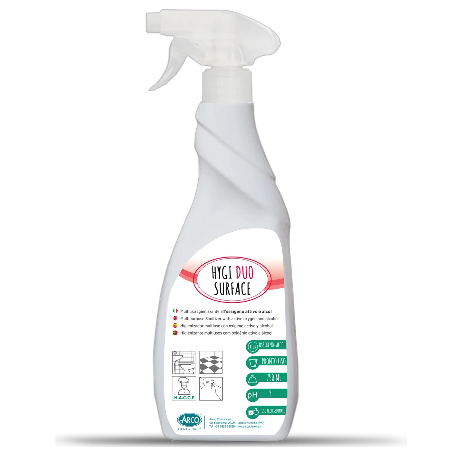 Hygi Duo Sgrassante igienizzante spray 750 ml acquista da OBI