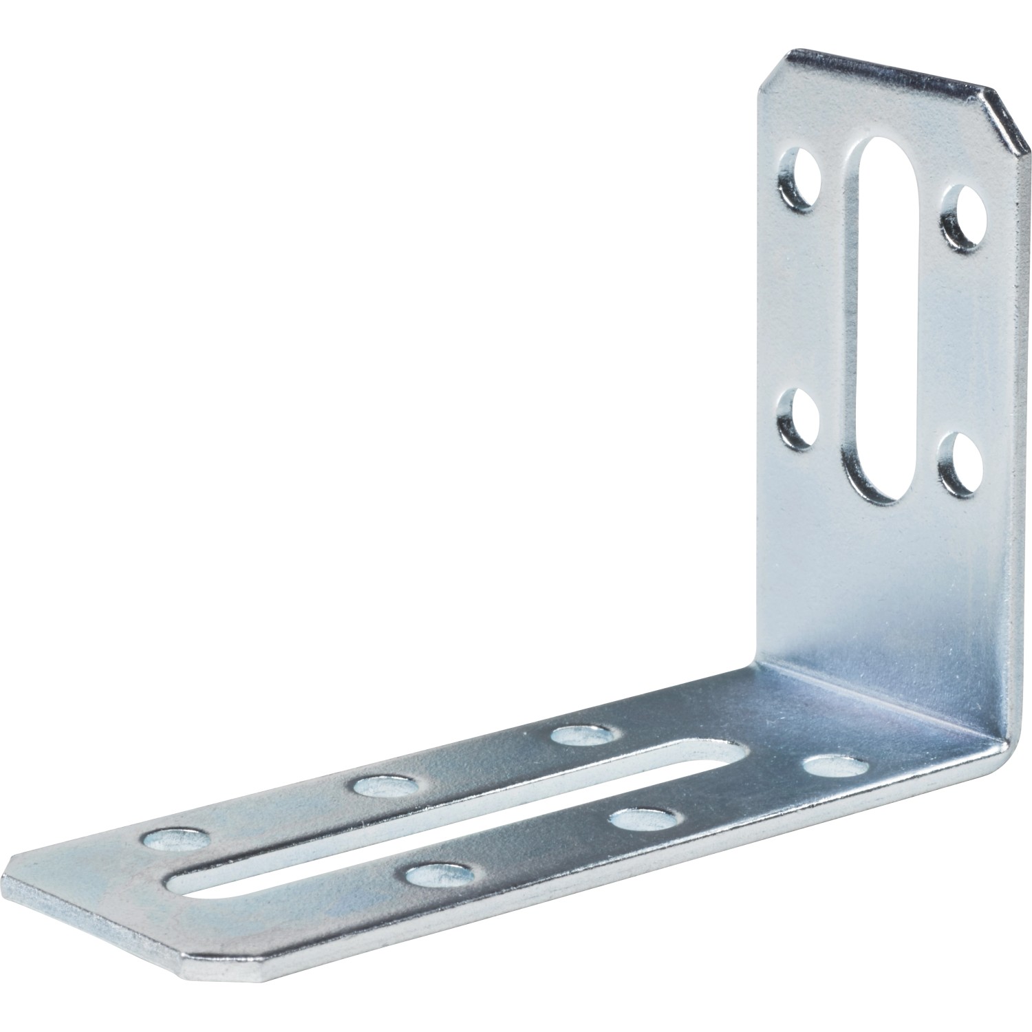 Staffa angolare con foro asola acciaio zincato 80x55x30 mm acquista da OBI