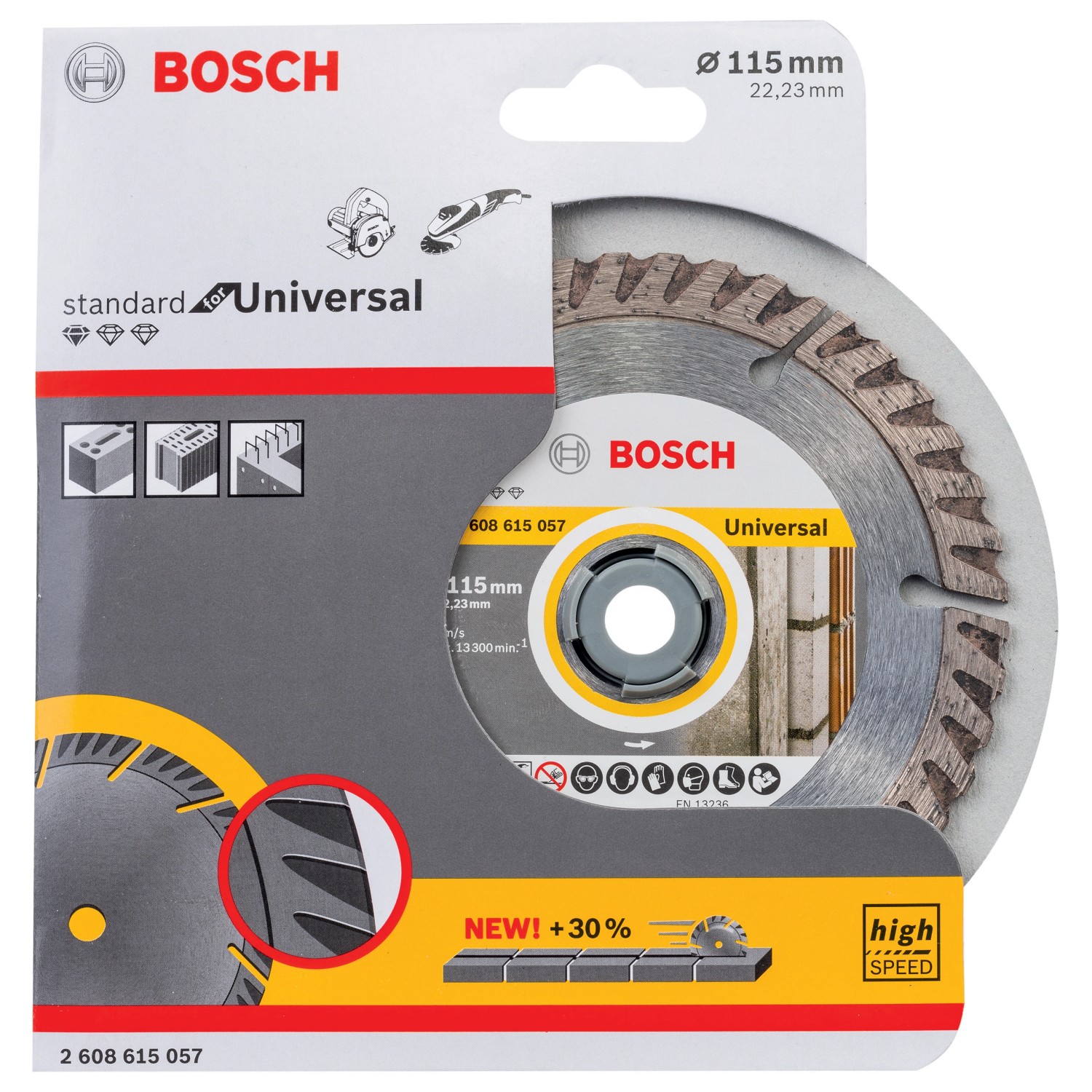 Disco diamantato Bosch standard universale 115 mm acquista da OBI