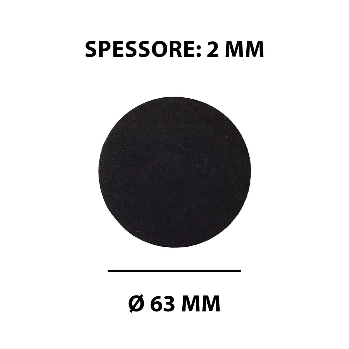 Antivibranti adesivi neri in EVA Ø 6,3 cm 4 pz acquista da OBI