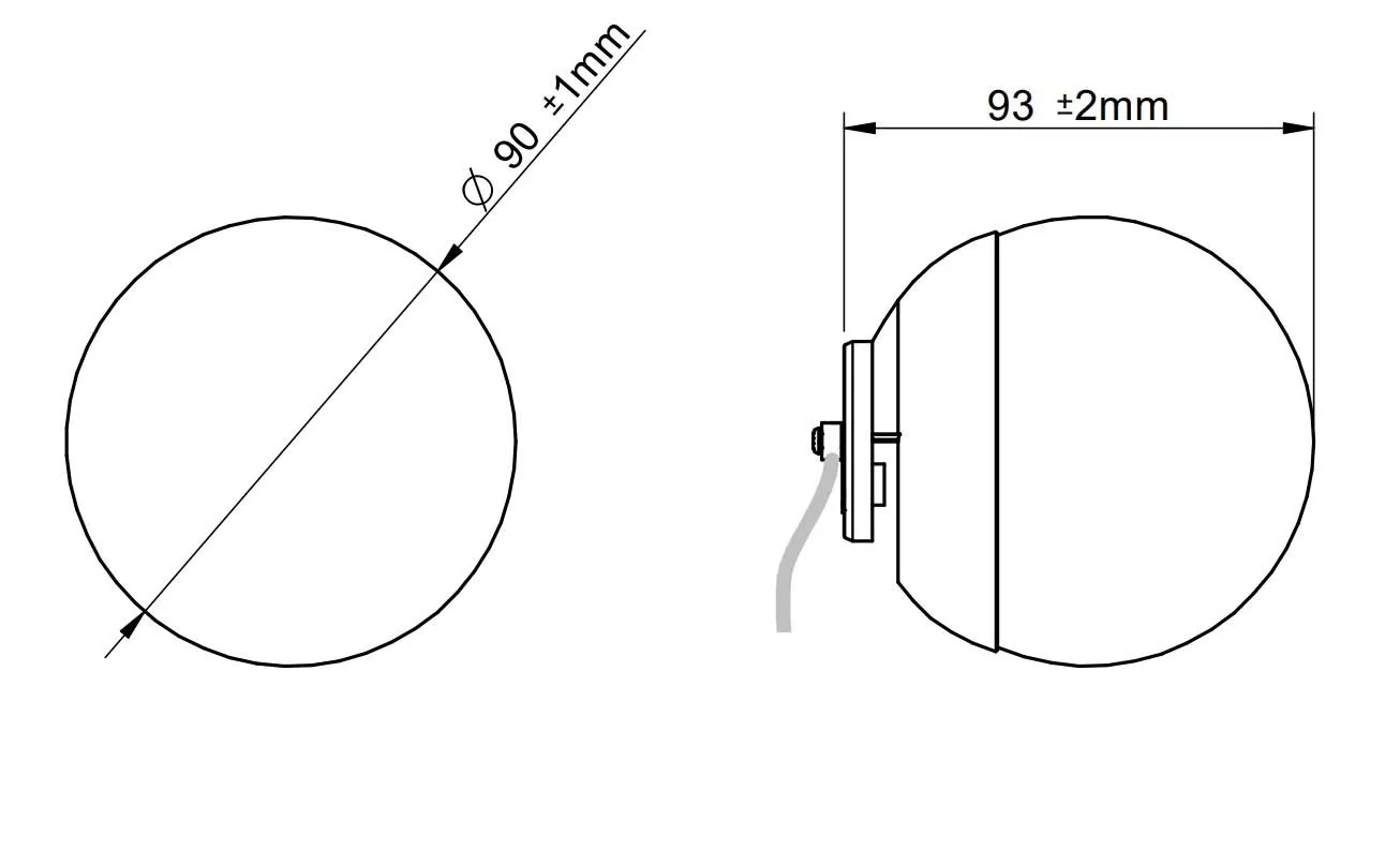 Lampada Led per specchio bagno Scarlett Cromo 90x90x93 mm acquista da OBI